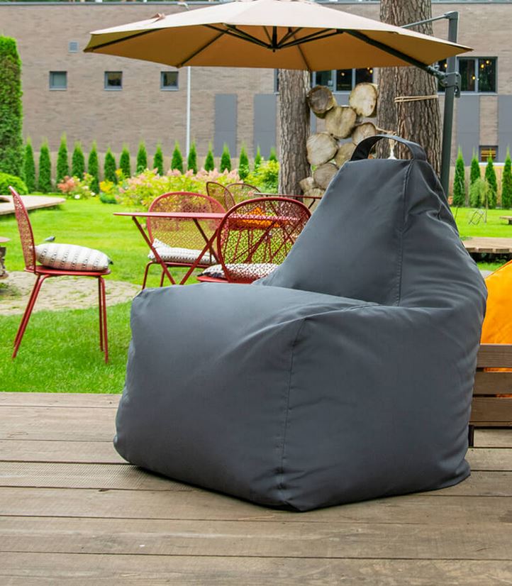 Feuerfester Sitzsack Morelia mit B1 Zertifikat | Brandschutzmöbel24